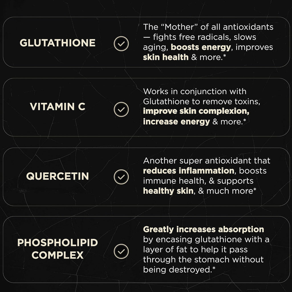90 count liposomal glutathione capsules