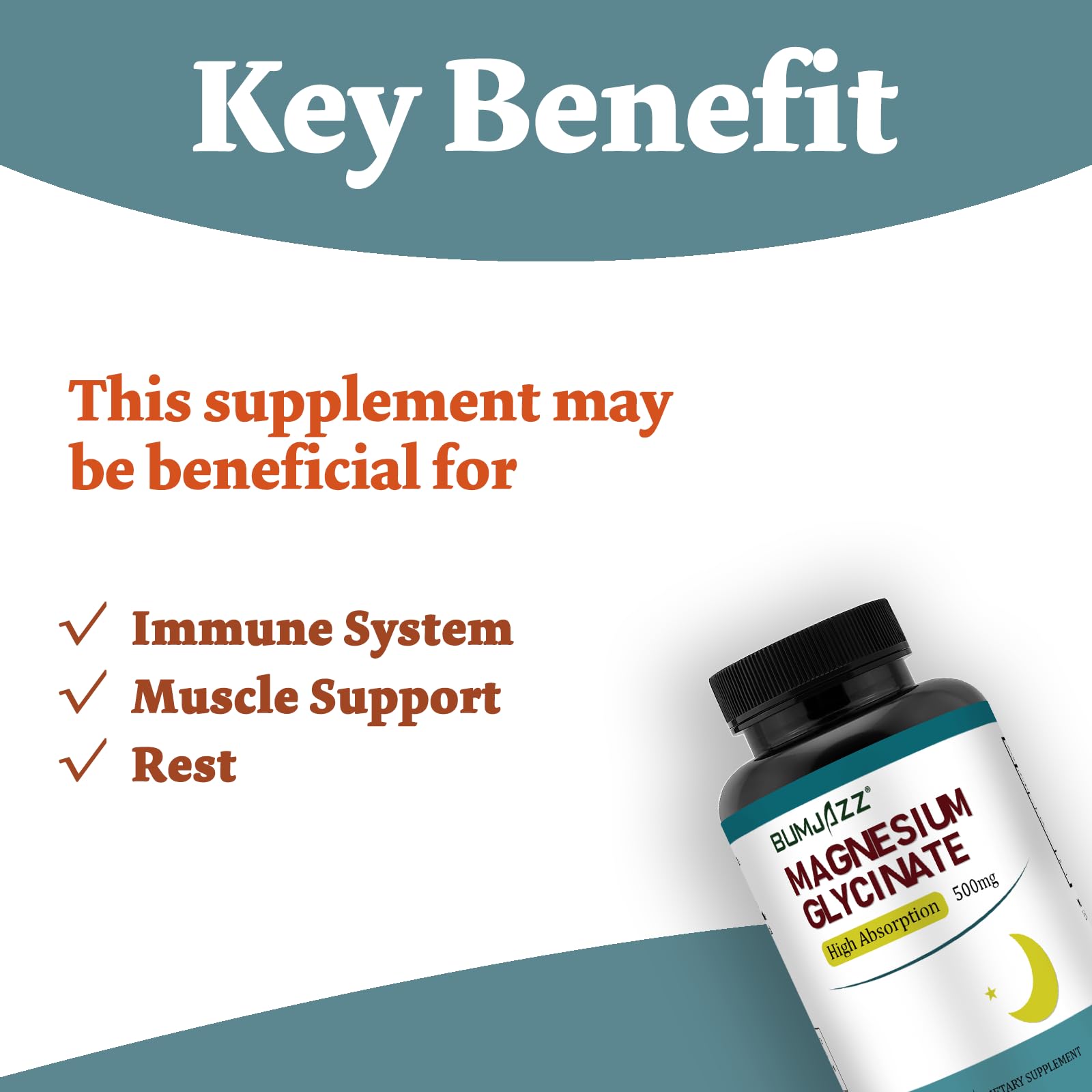 90 count magnesium capsules for daily use