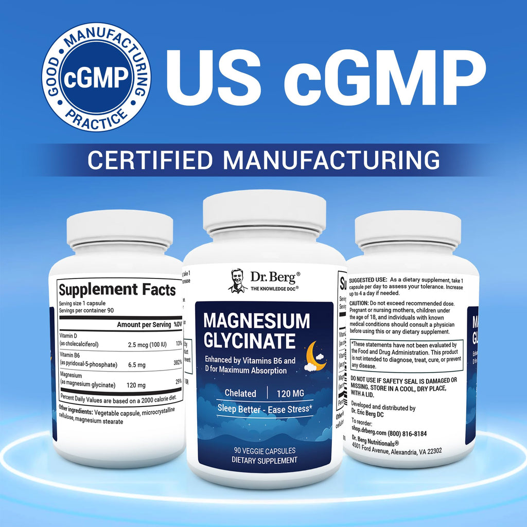 90 count magnesium glycinate bottle