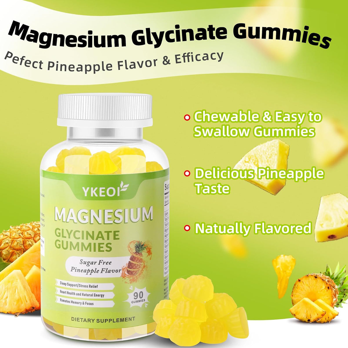 90 count magnesium gummies for convenience