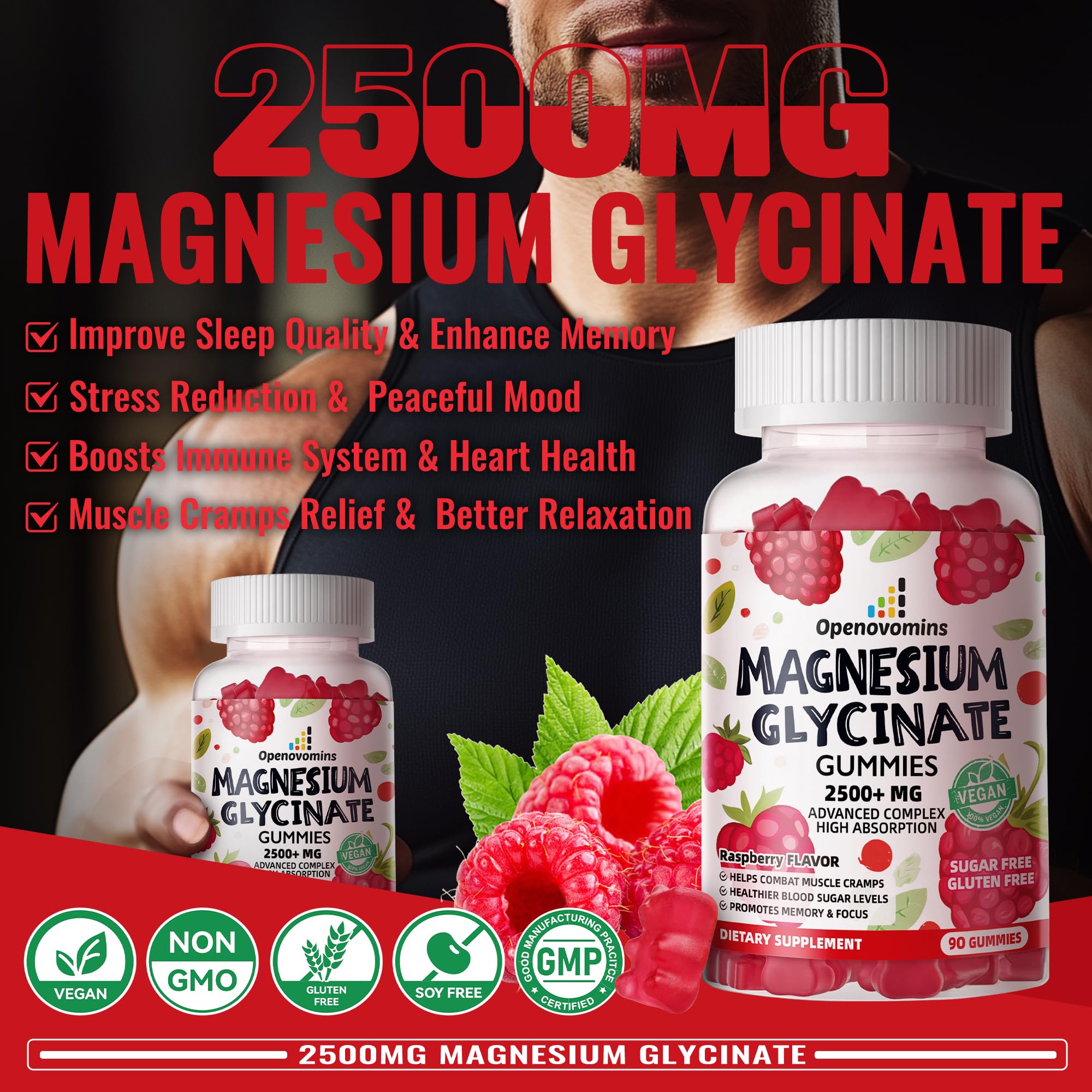 90 count magnesium gummies for daily use