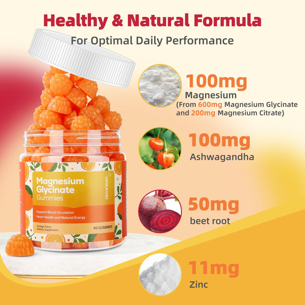 90 count magnesium gummies for daily use