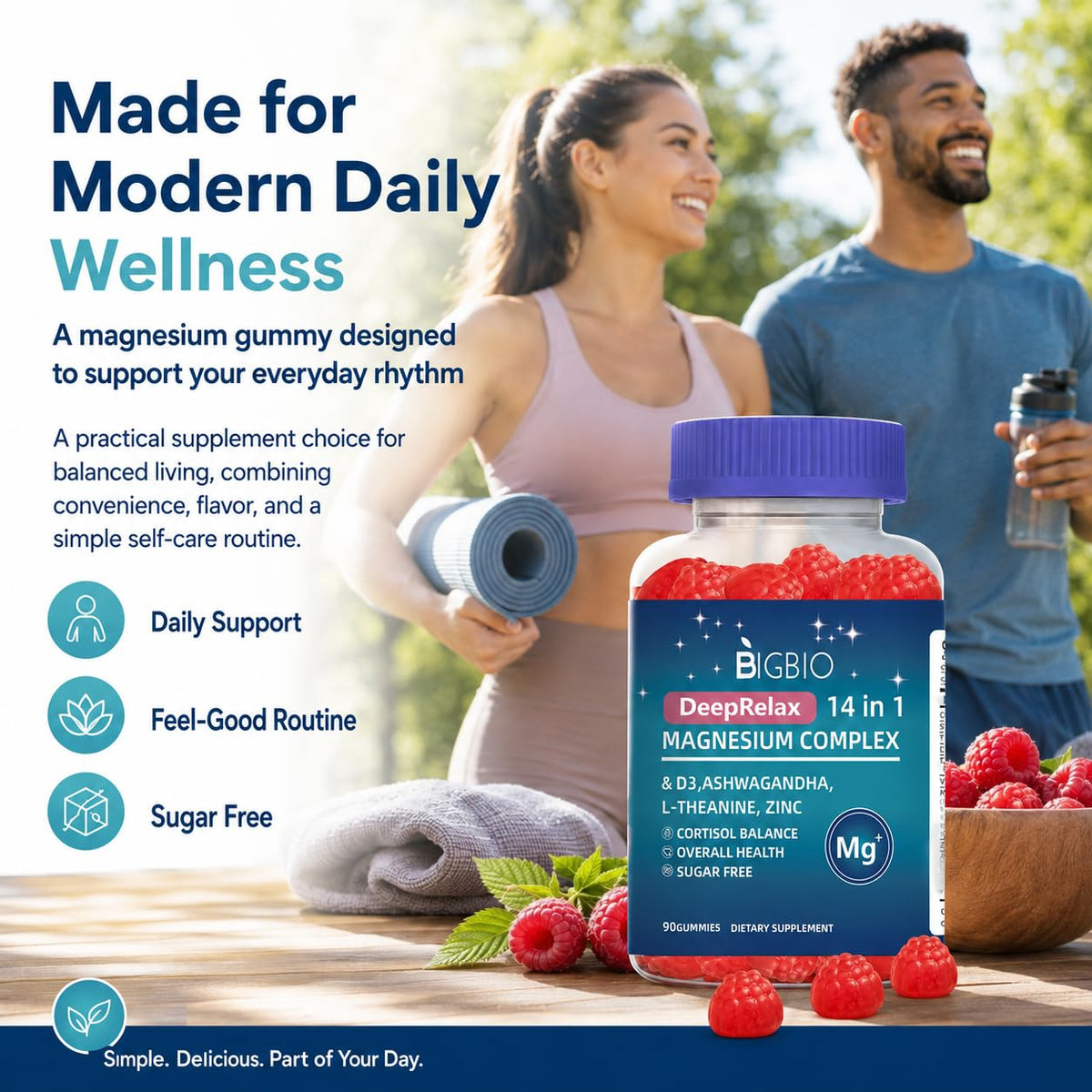 90 count magnesium gummies for easy dosing