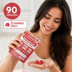 90 count magnesium gummies for easy dosing