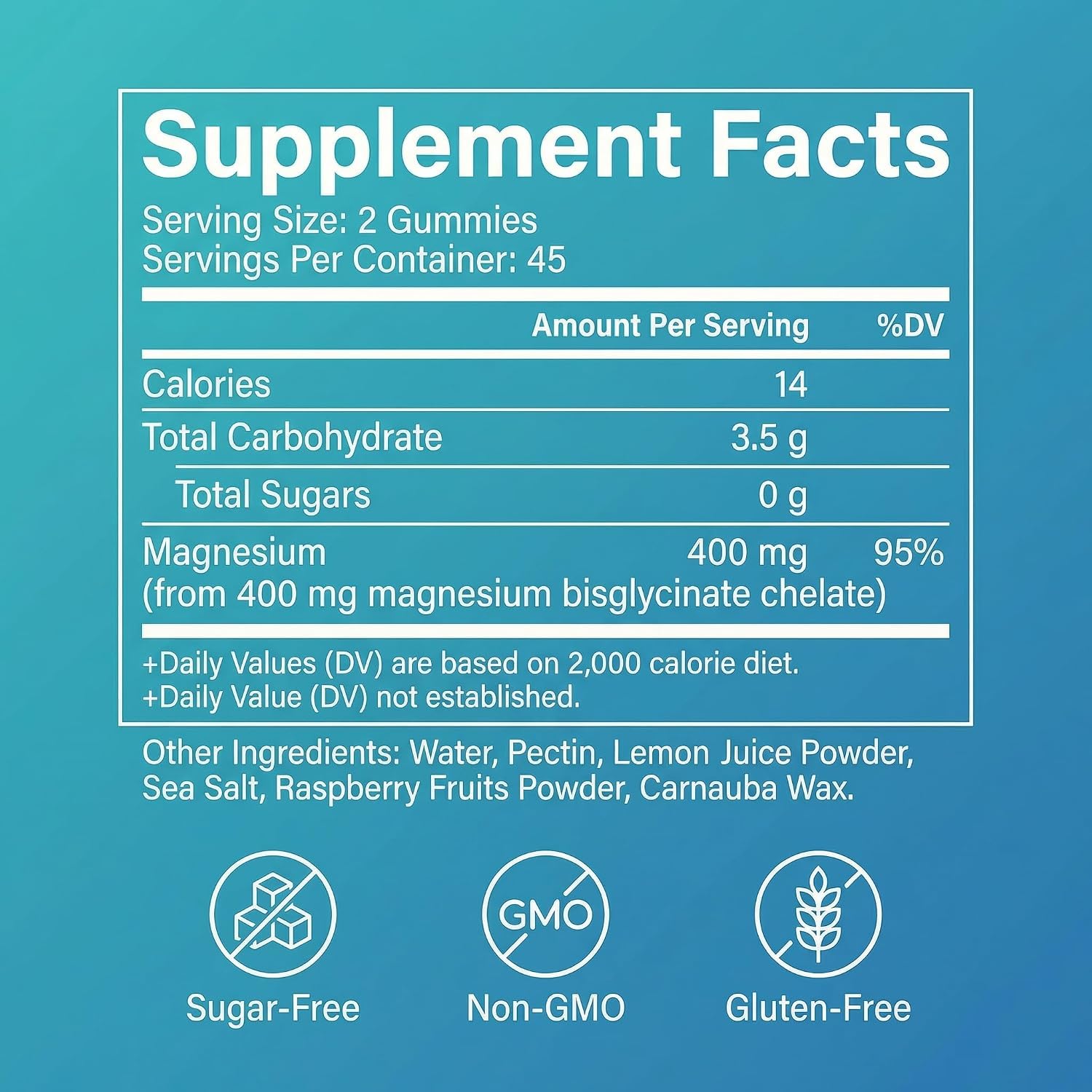 90 count magnesium gummies for easy dosing