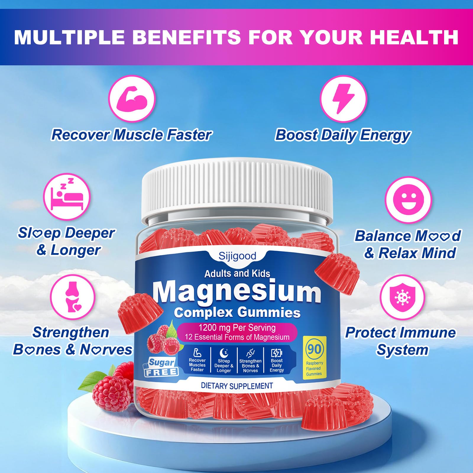 90 count magnesium gummies for sleep