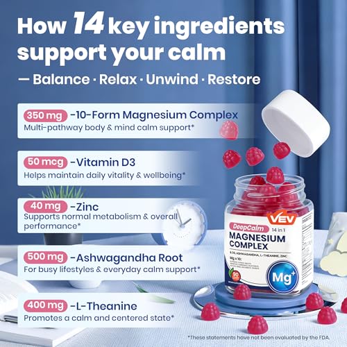 90 count magnesium gummies for wellness