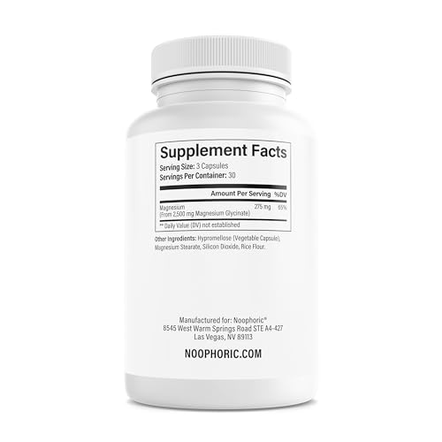 90 count magnesium supplement capsules