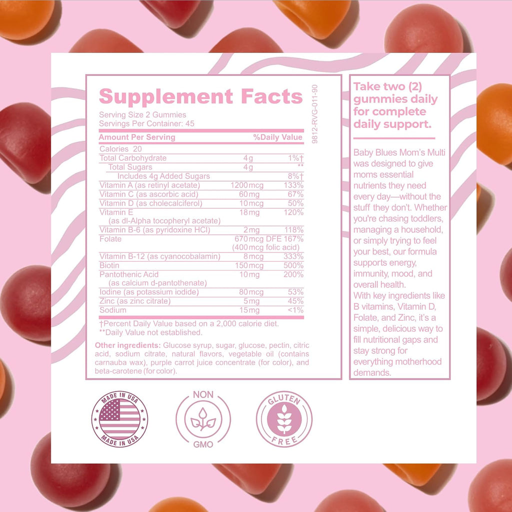 90 count multivitamin gummy bottle