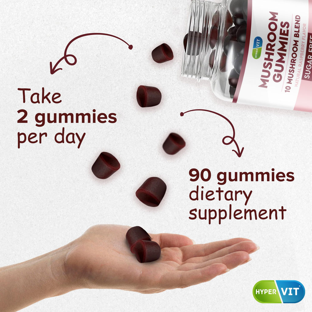 90 count mushroom gummies for convenience