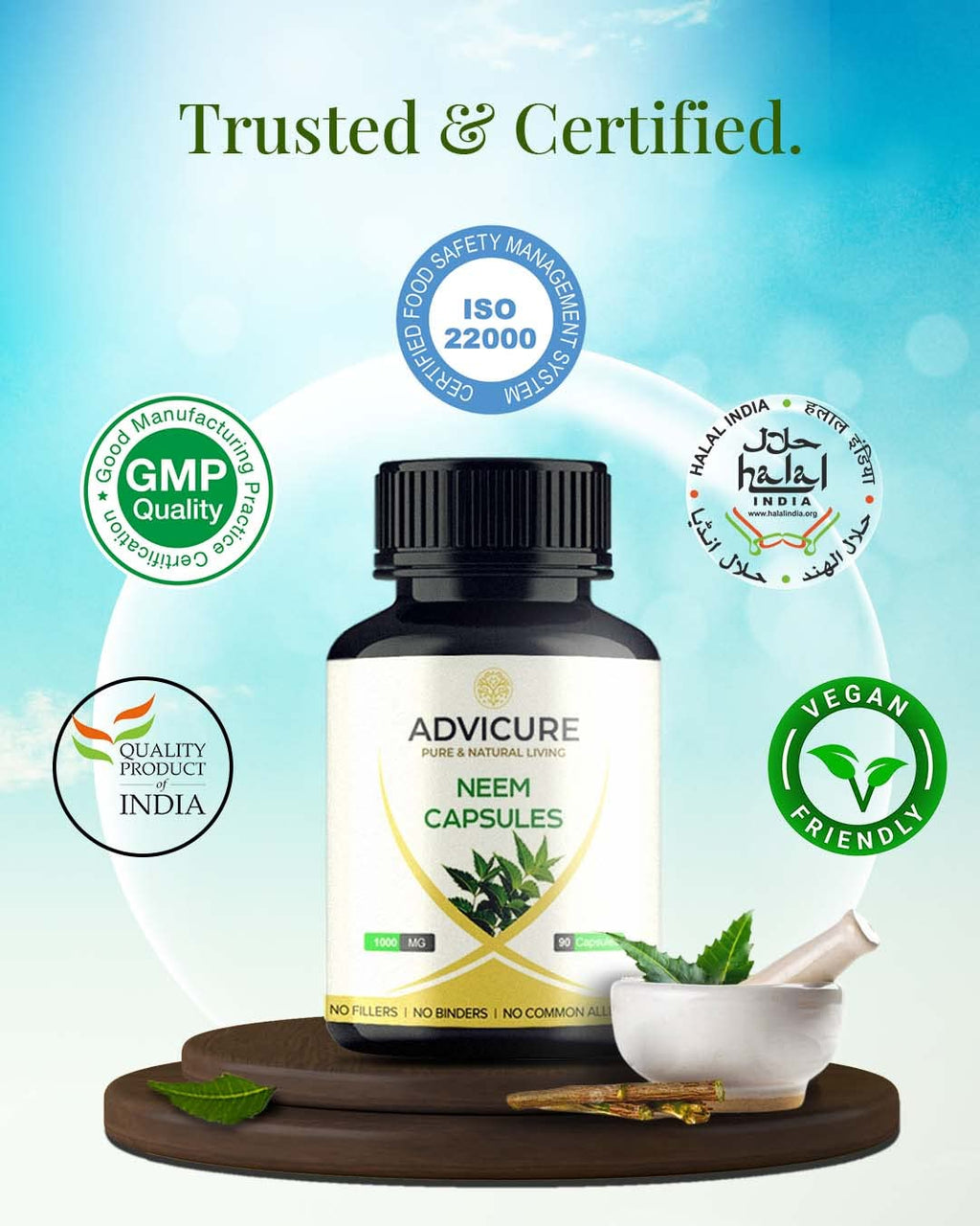 90 count neem supplement for vitality