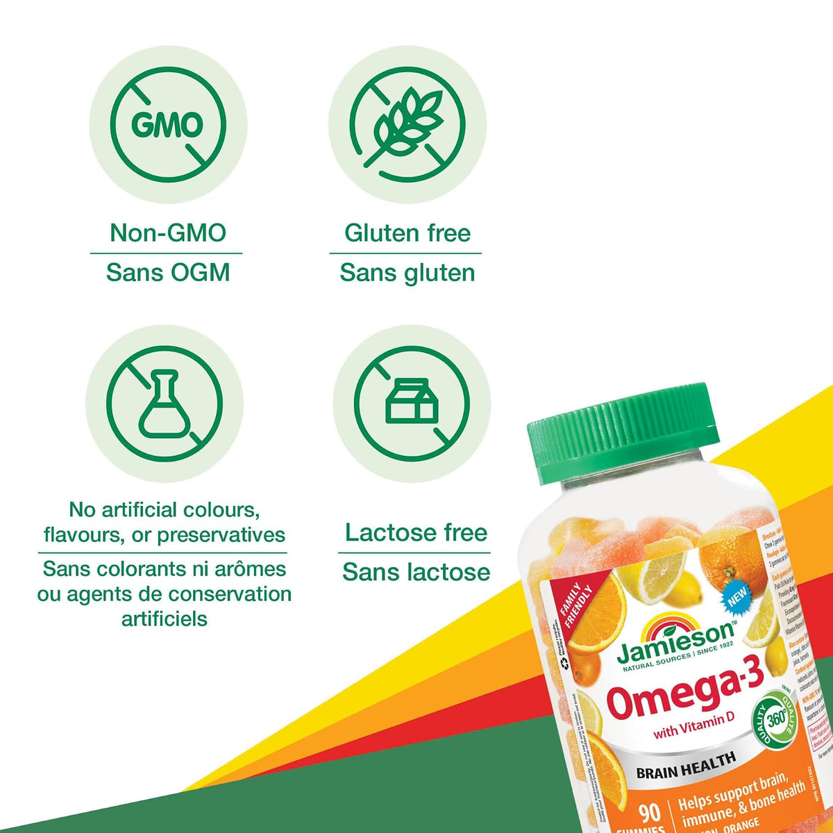 90 count Omega-3 gummy vitamins