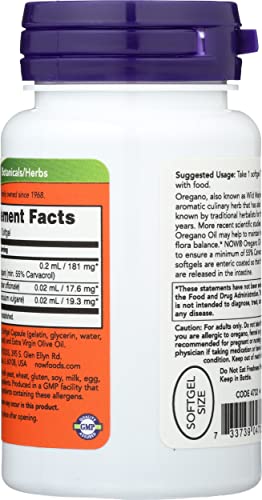 90 count oregano oil capsules