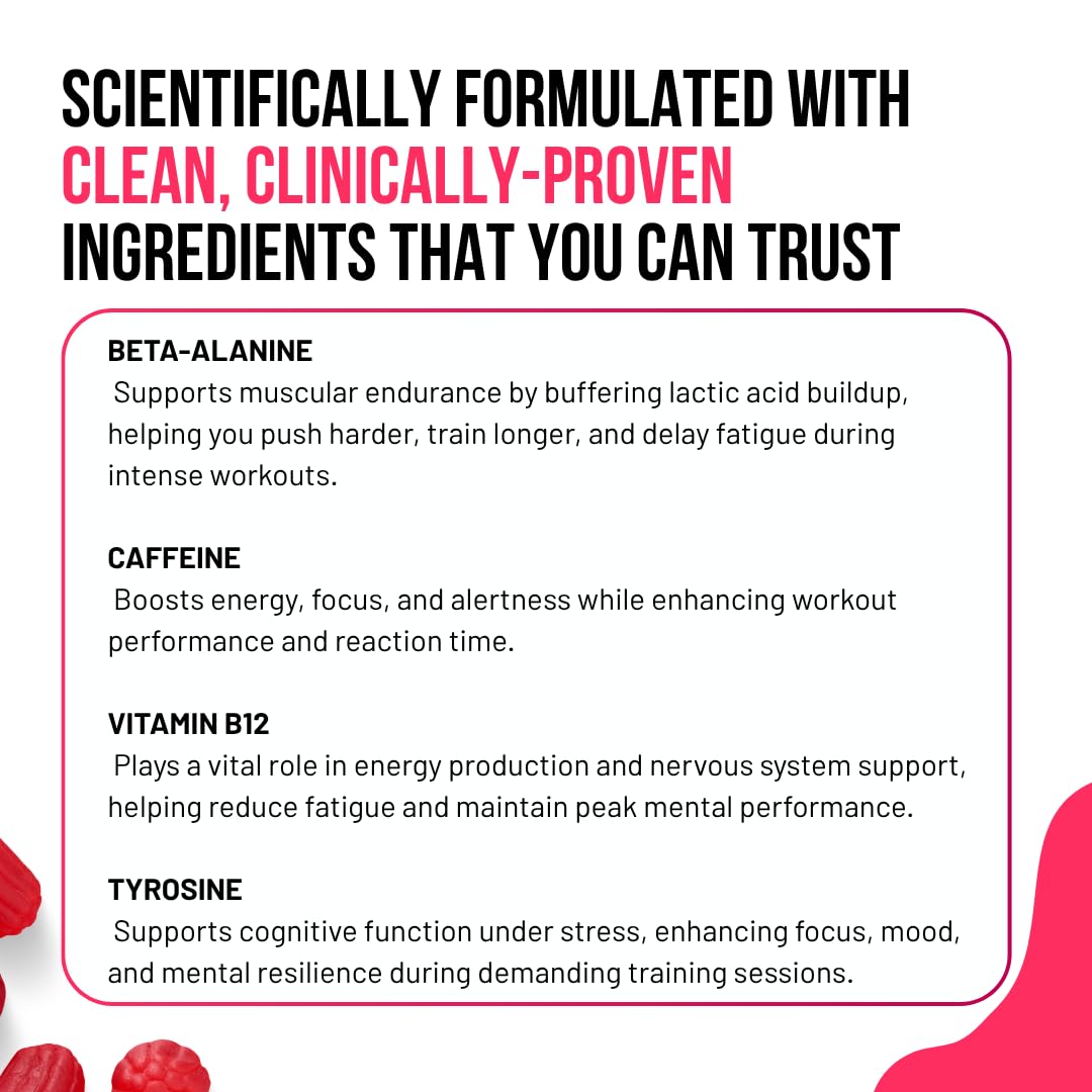 90 count pre-workout gummy vitamins