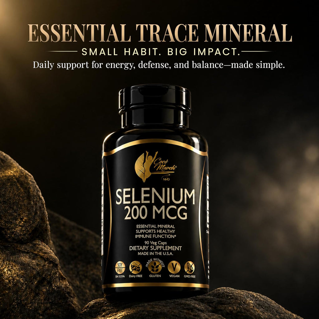 90 count selenium capsules for vitality