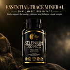 90 count selenium capsules for vitality