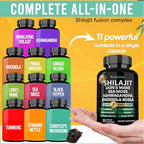 90 count shilajit capsules for daily use