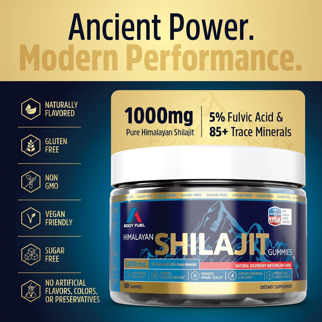 90 count shilajit extract gummies