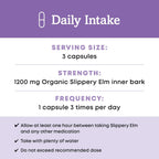 90 count slippery elm capsules