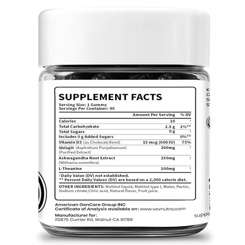 90 count VEV Shilajit health benefits