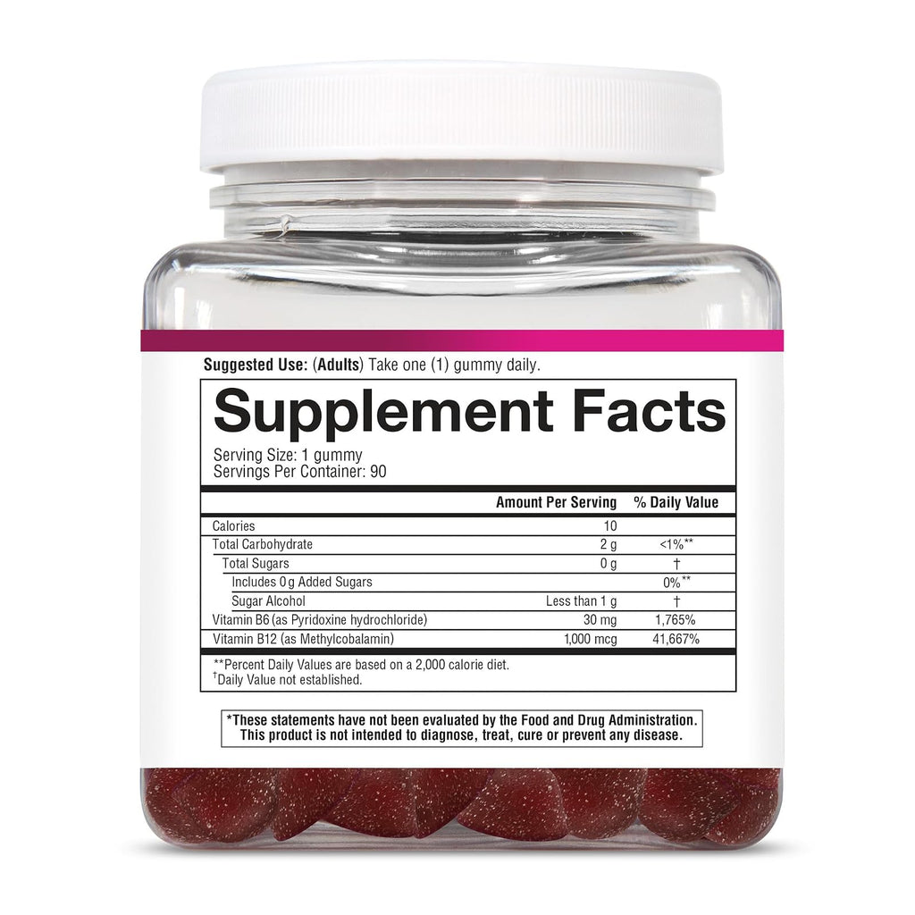 90 count vitamin b complex gummies
