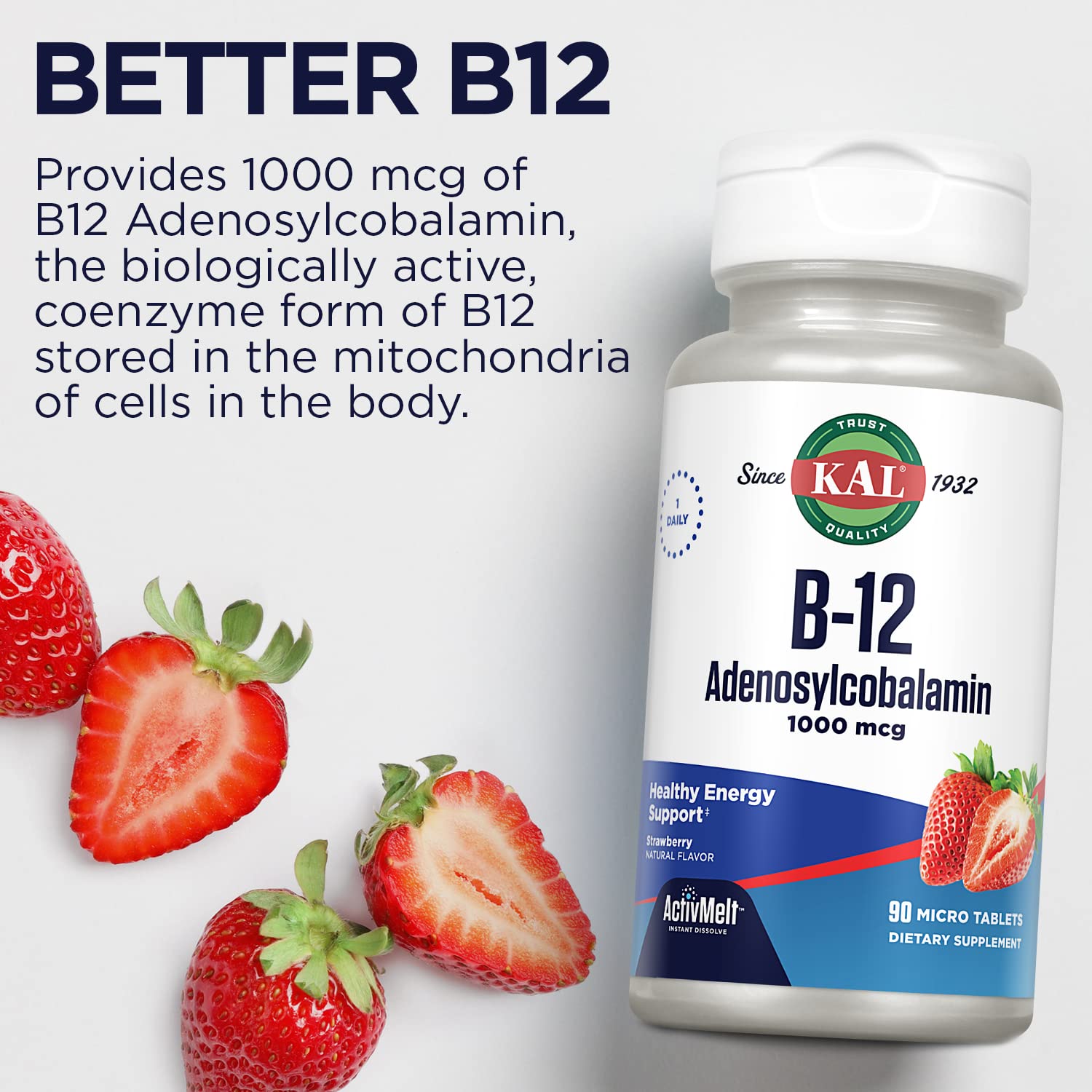 90 count vitamin B12 ActivMelts