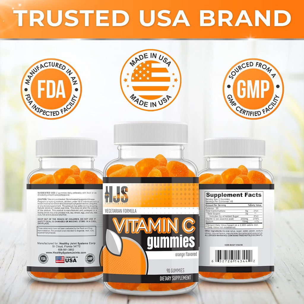 90 count vitamin C gummies for adults