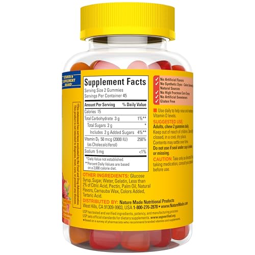 90 count Vitamin D3 gummies