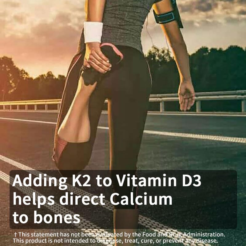 90 count vitamin D3 K2 capsules