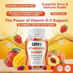 90 count ZENV Vitamin D3 gummies