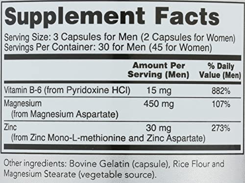 90 count ZMA for daily nutrition