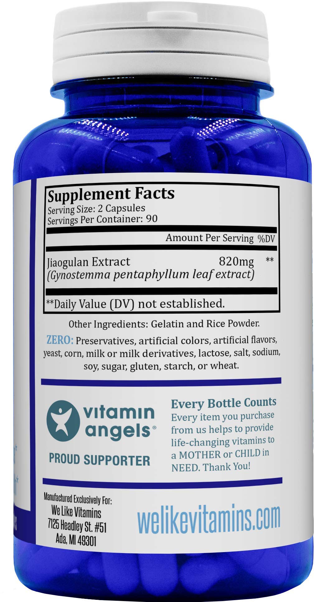 90-day supply of vitamins