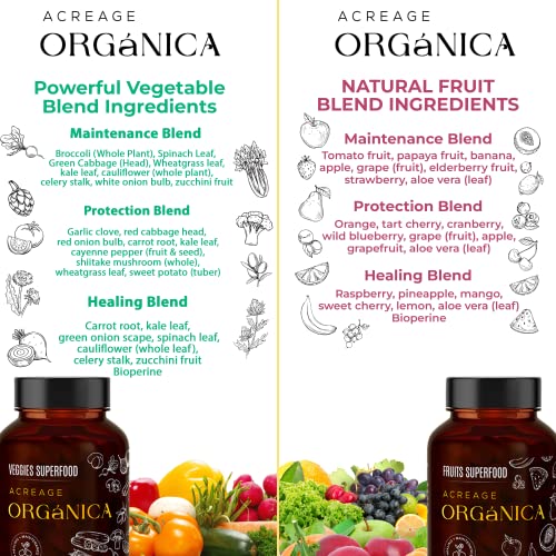 90 fruit and veggie capsules