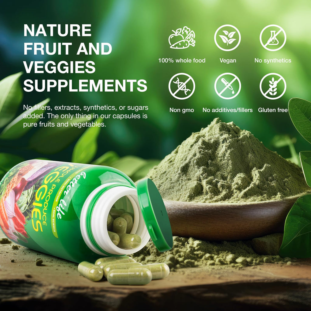 90 fruit and veggie supplement benefits