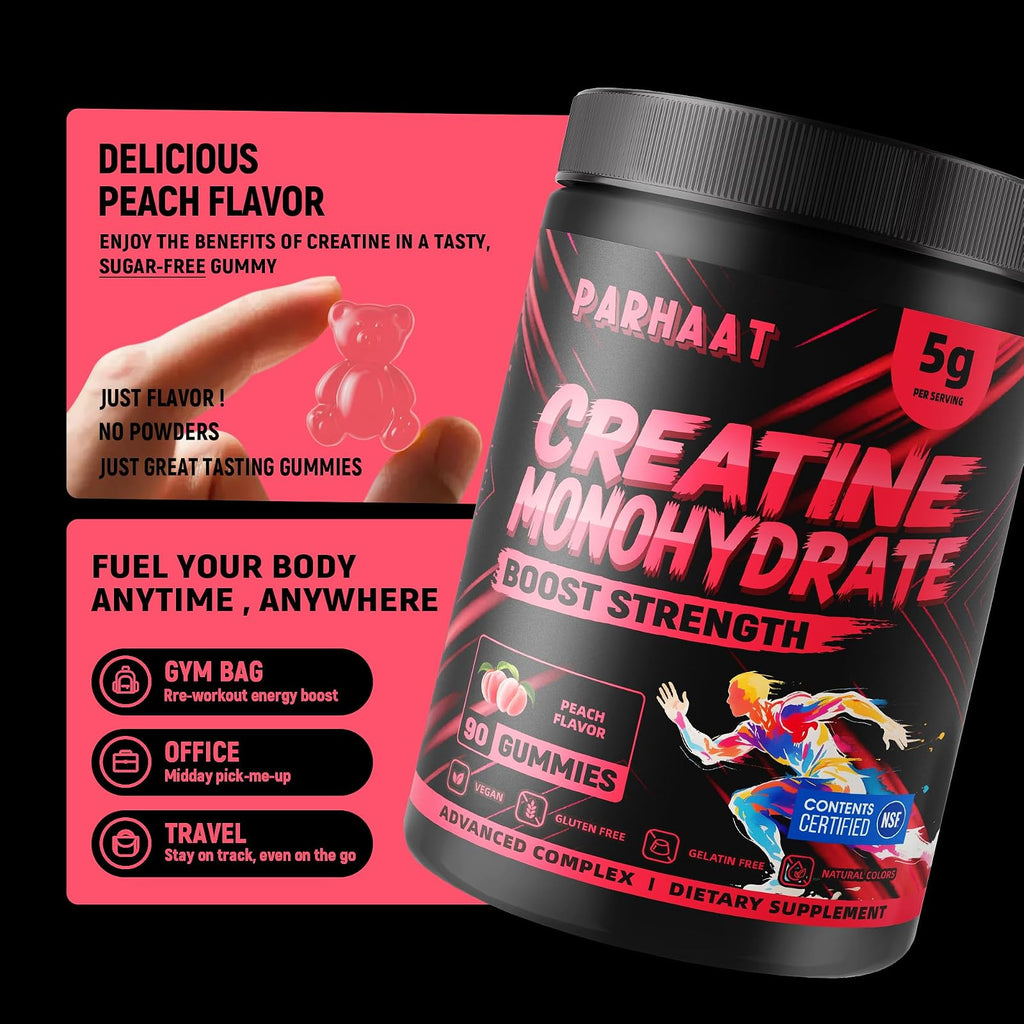 90 gummies for daily creatine intake