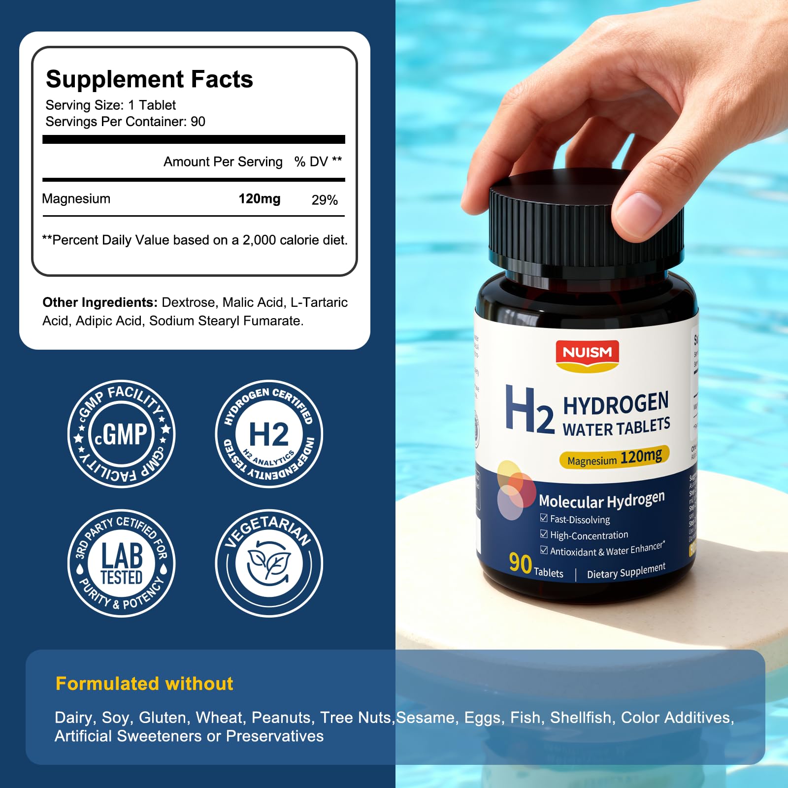 90 magnesium tablets for hydration