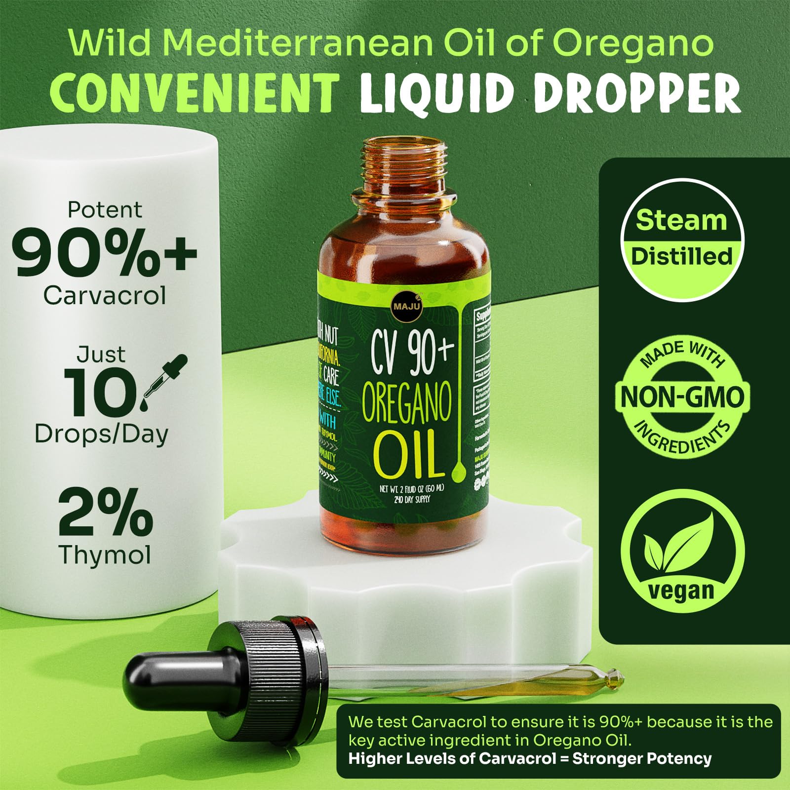 90% Mediterranean oregano essential oil