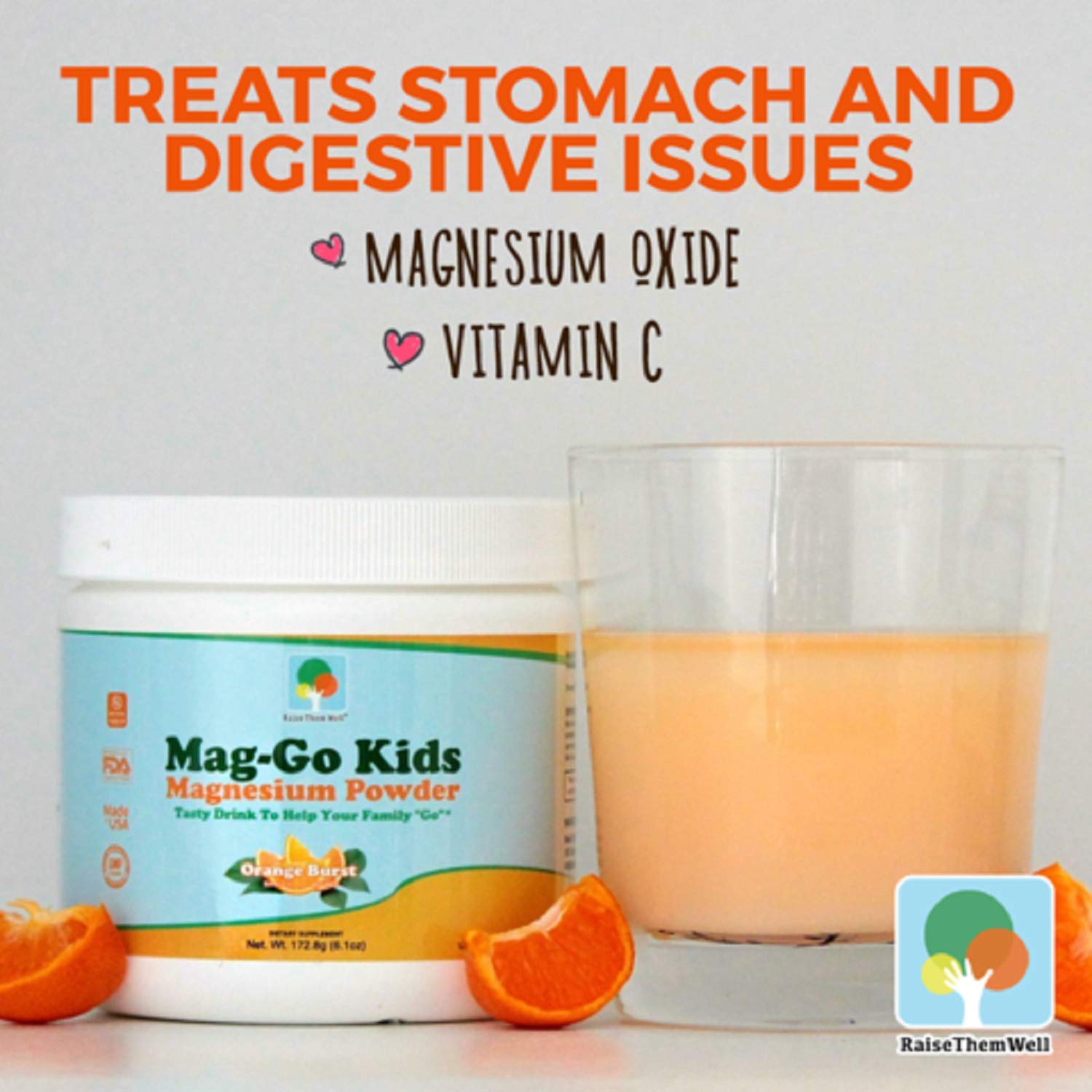 90 servings magnesium powder for kids