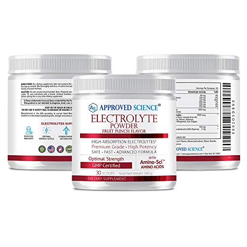 90 servings of electrolyte powder