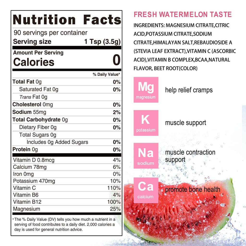 90 servings of electrolyte powder