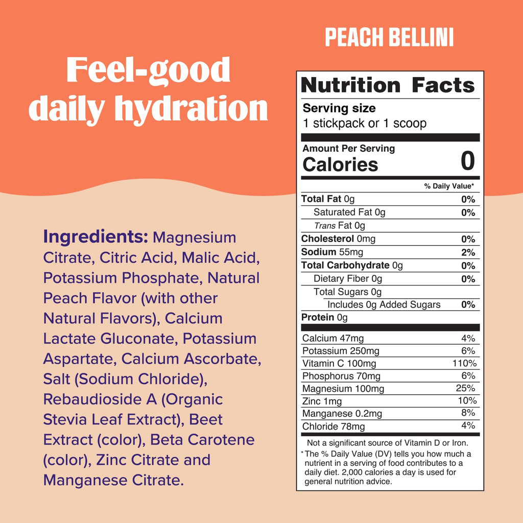 90 servings of electrolyte powder