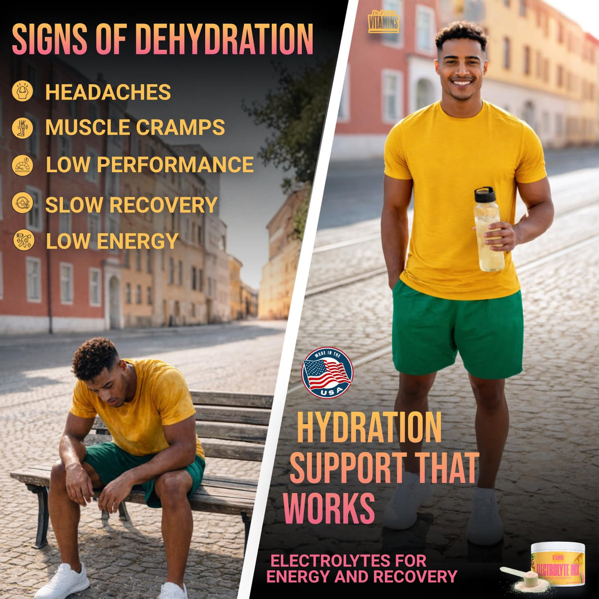90 servings of electrolyte powder