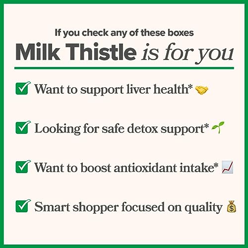90 servings of milk thistle goodness