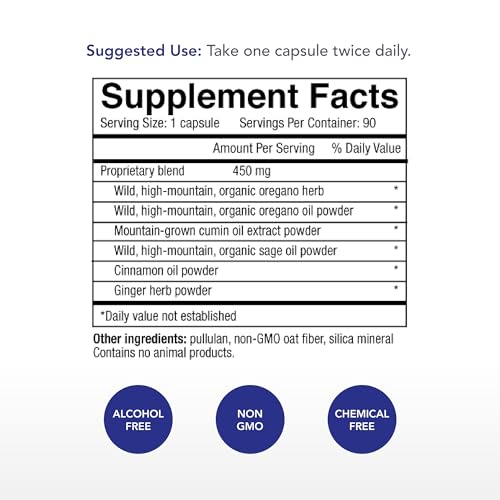 90 servings of oregano extract
