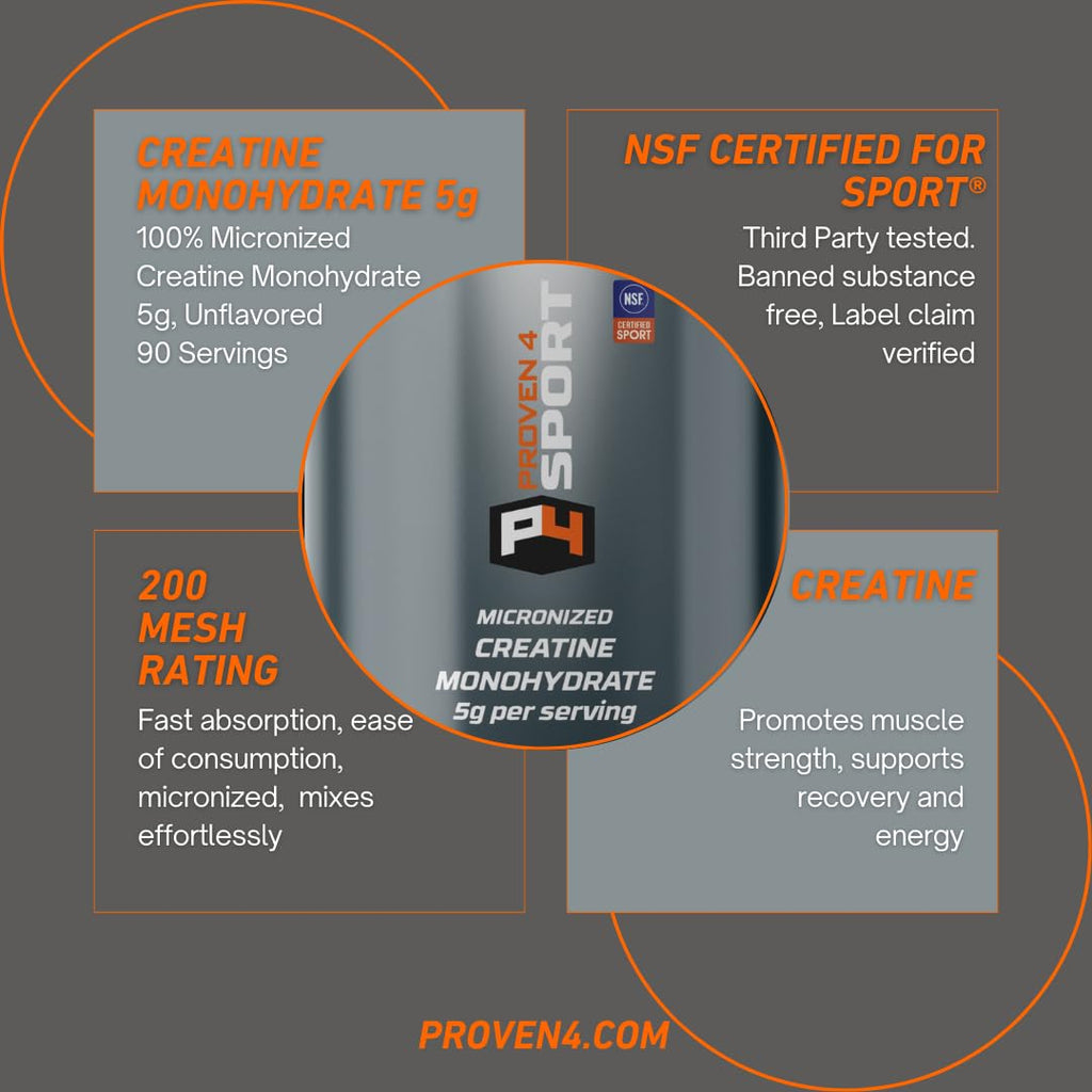 90 servings of pure creatine supplement