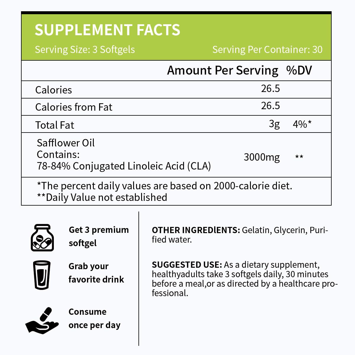 90 softgels for convenient daily use