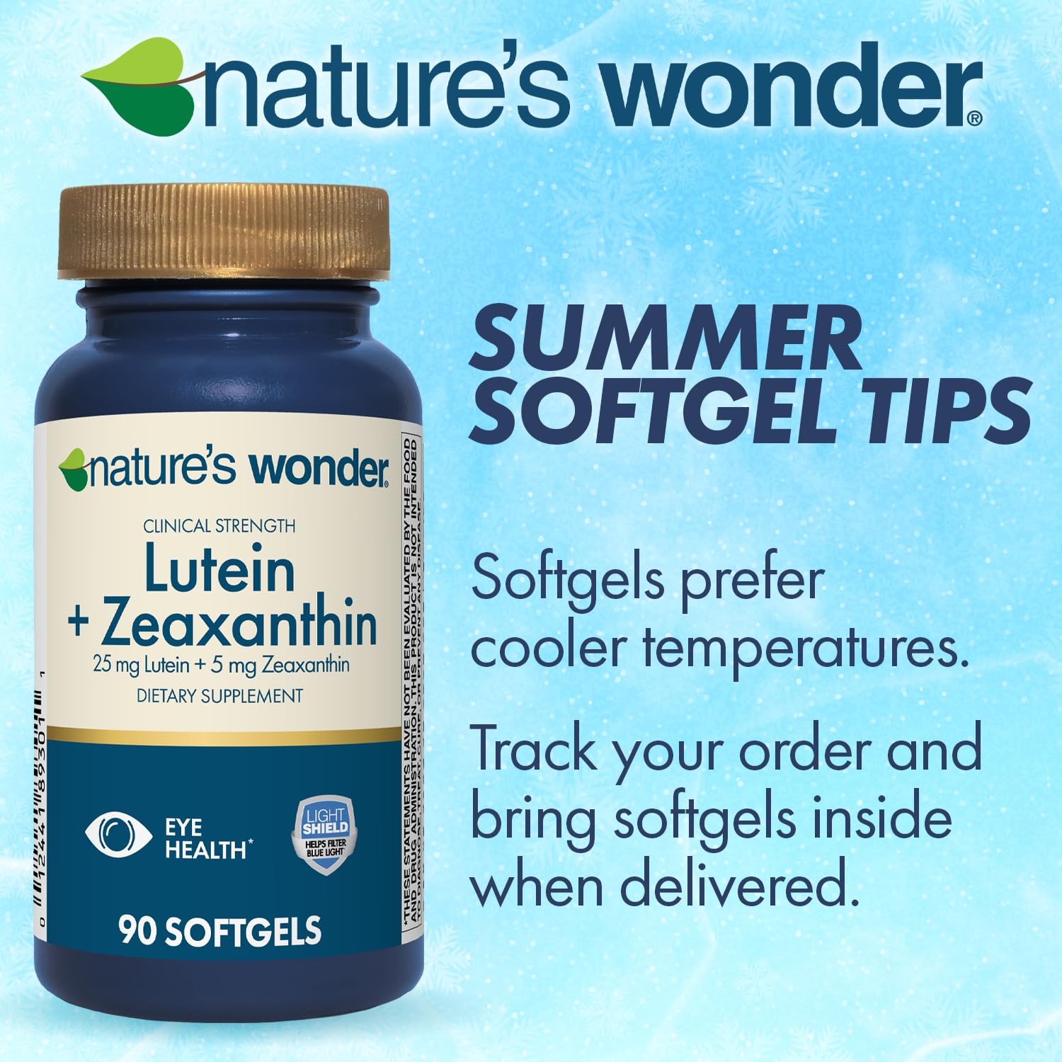 90 softgels for optimal eye nutrition