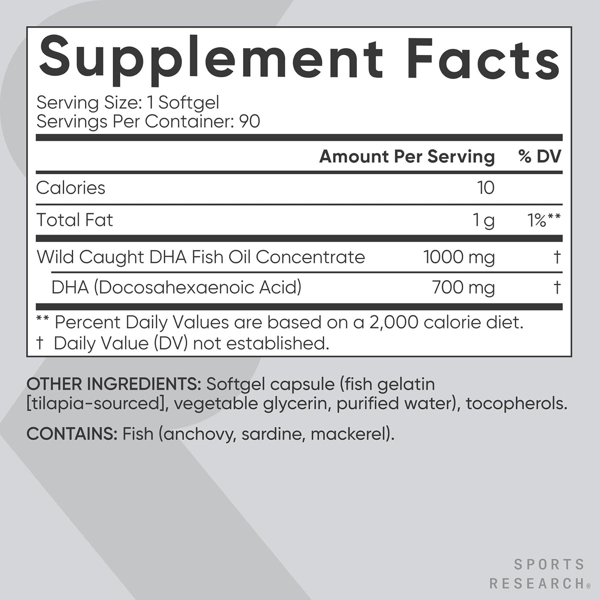 90 softgels of essential fats