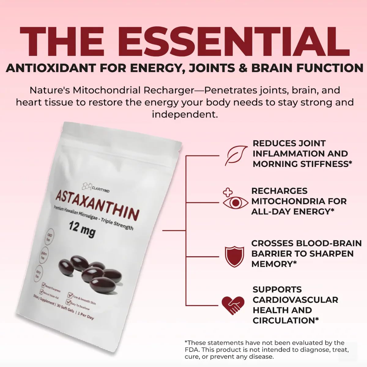 90 softgels of premium astaxanthin