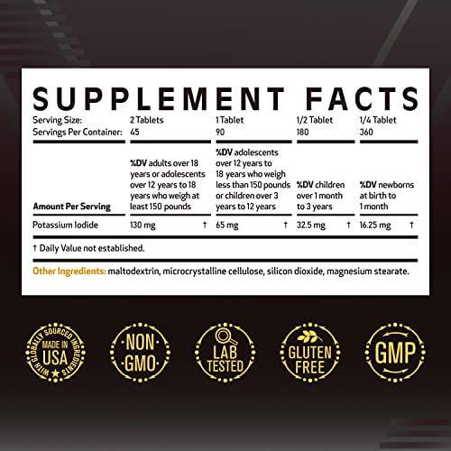 90 tablets for long-lasting potassium support